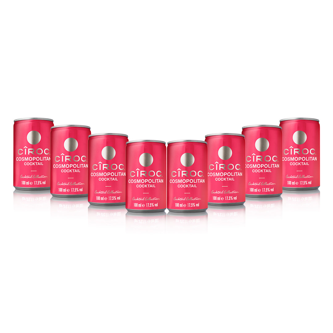 Cîroc Cosmopolitan Cocktail Cans, 8 x 100ml Bundle